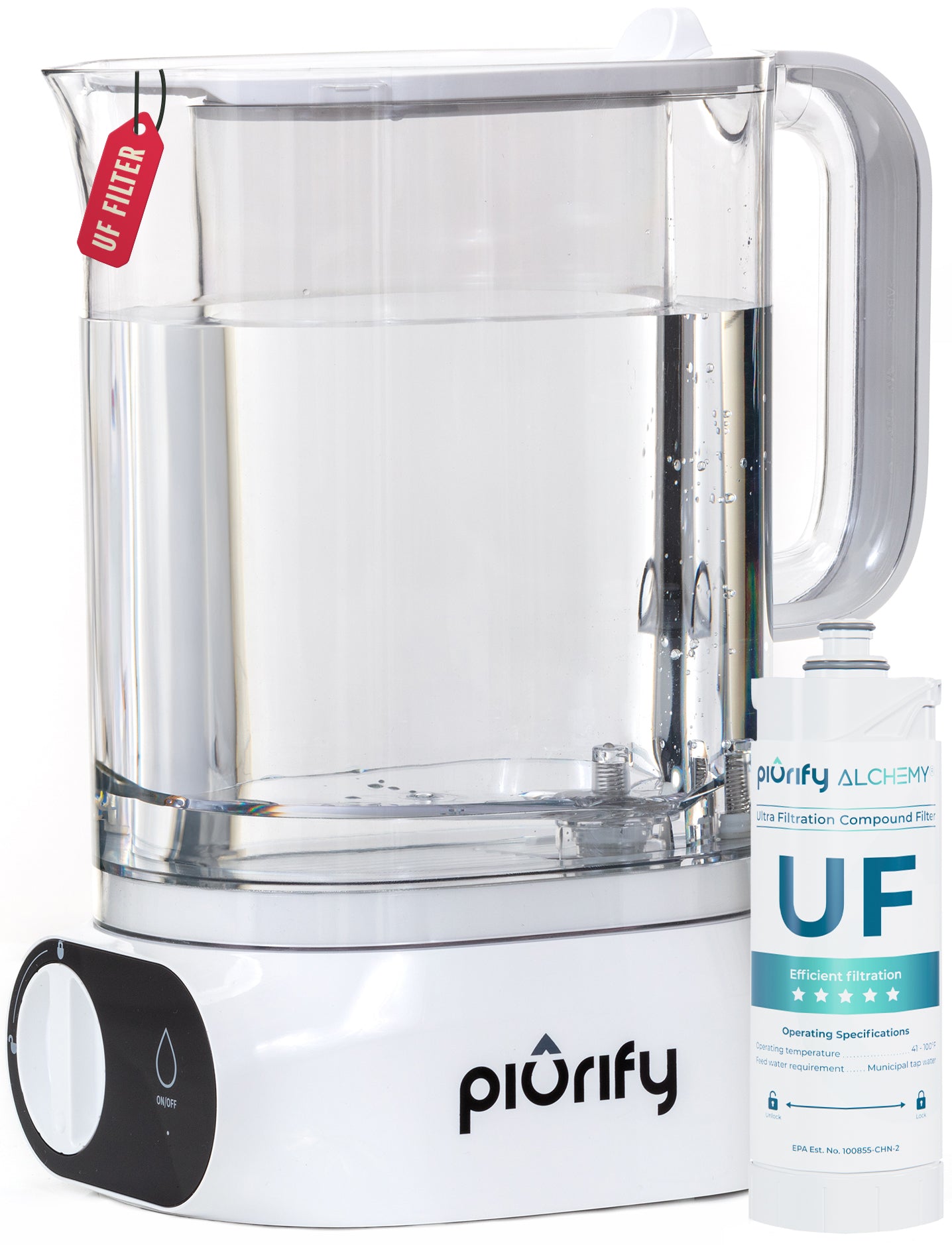 ALCHEMY® Automatic Water Filter Pitcher – Piurify